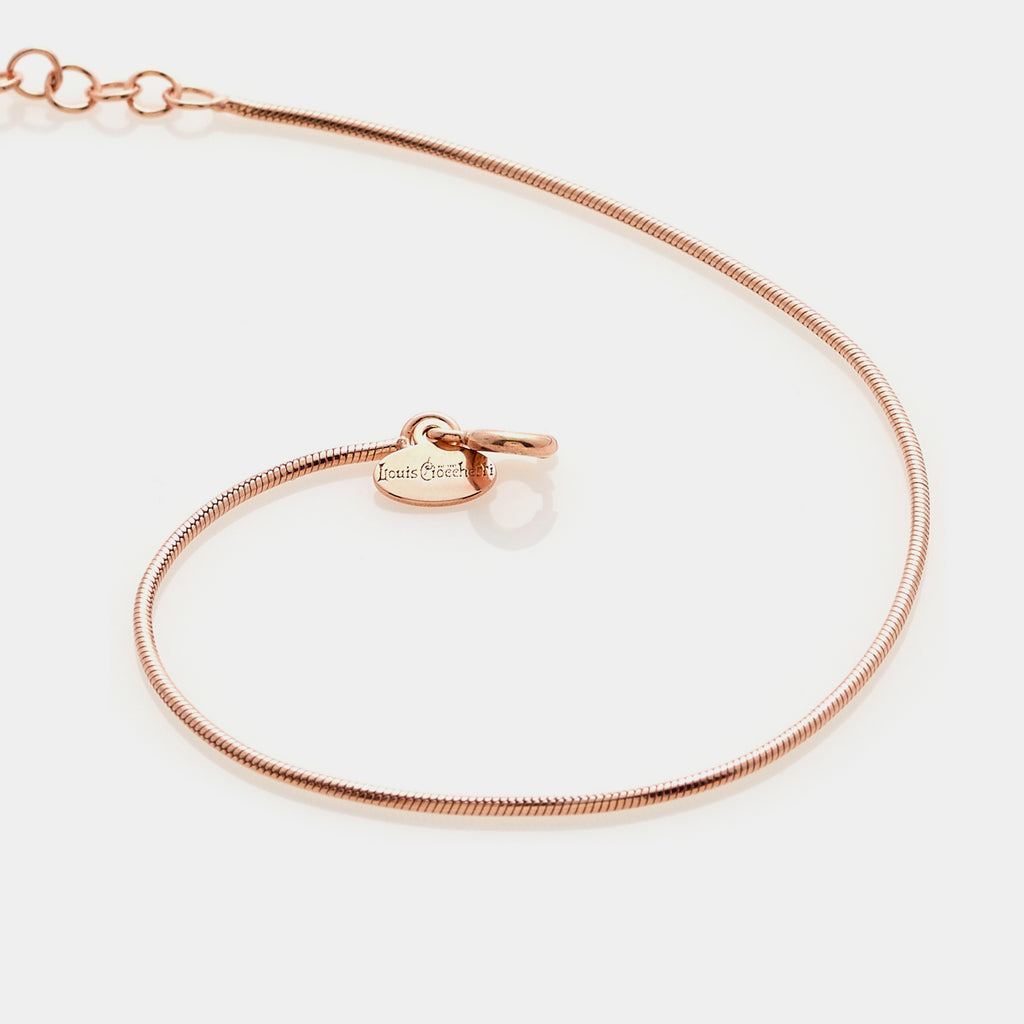 Bracciale maglia CODA DI TOPO in argento rosato ref. LC174 – Louis ...